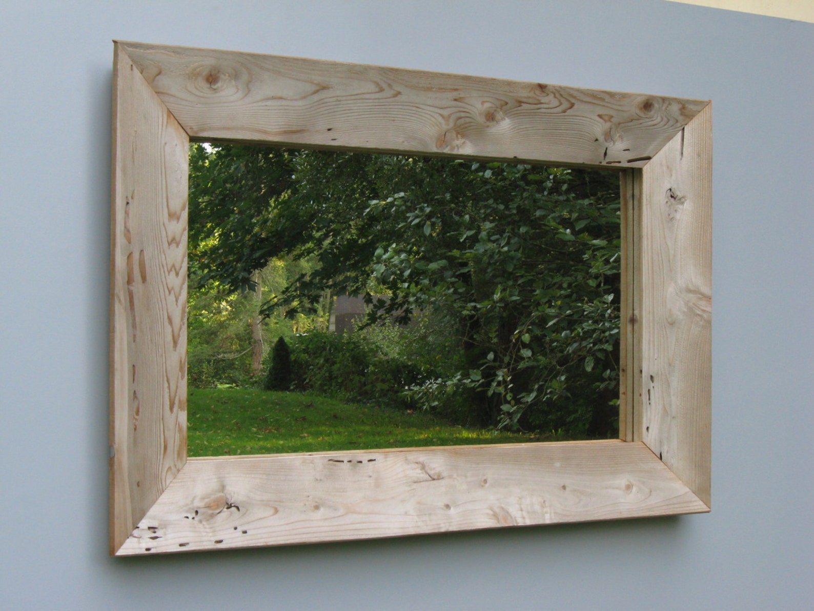 Reclaimed Wood Mirror - Etsy