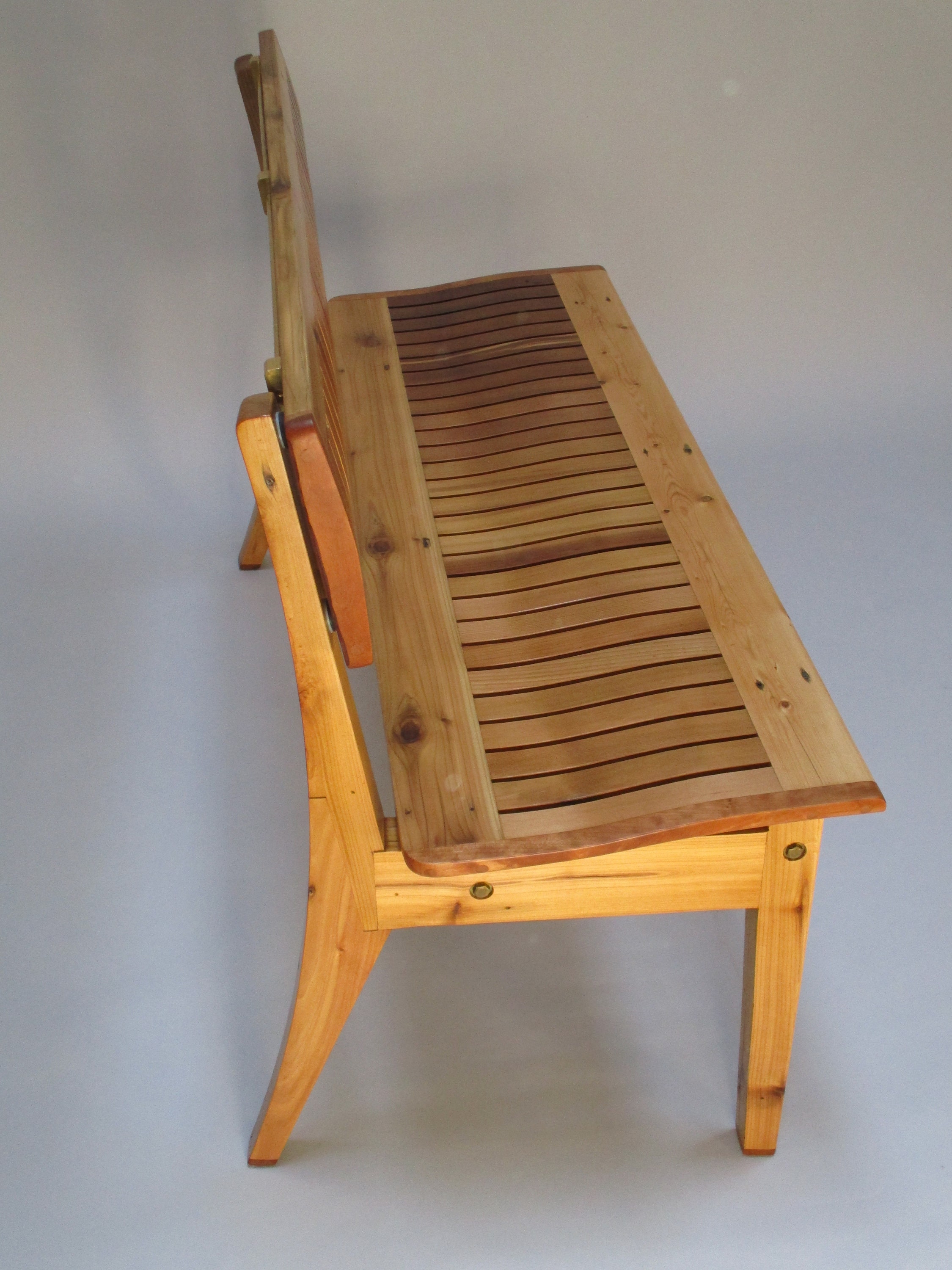 Cedar Outdoor Bench - Etsy