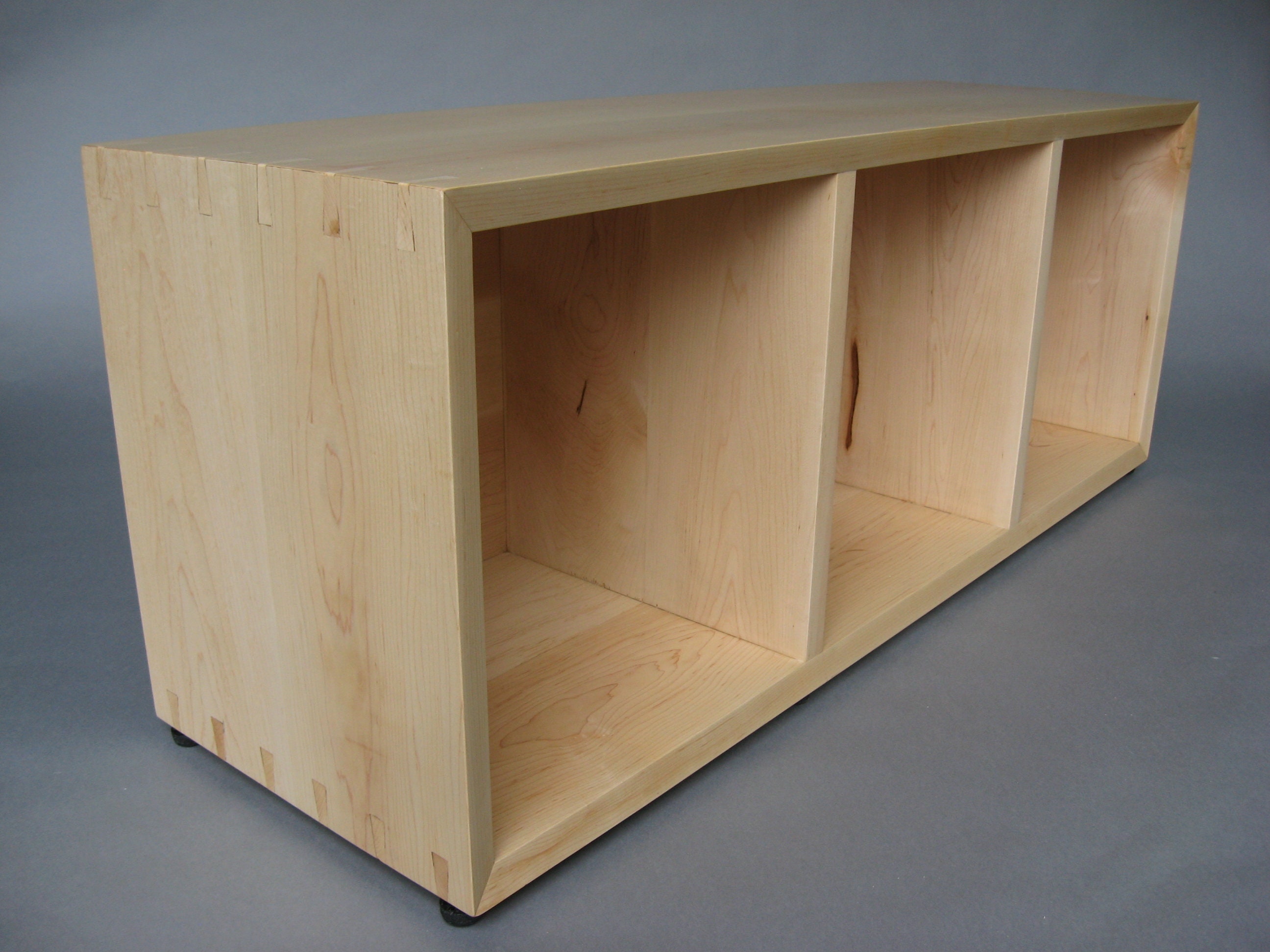 Solid cherry wood bench/display console table | Etsy