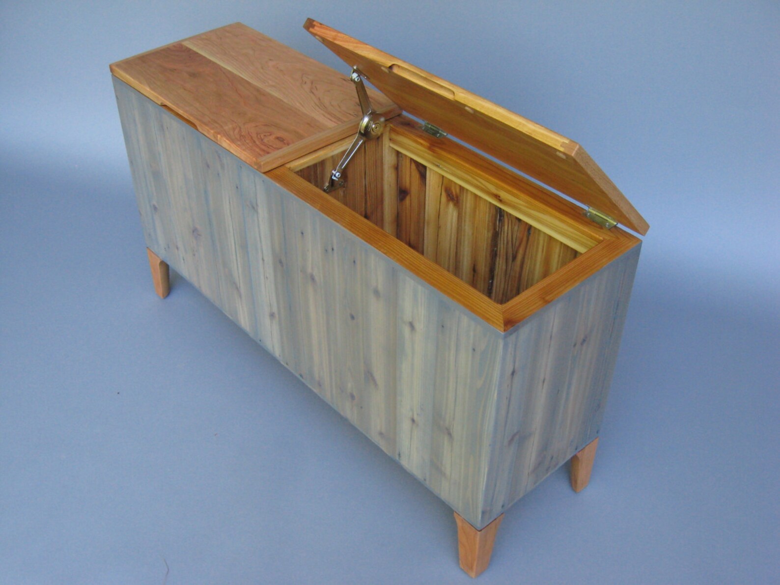 Reclaimed Wood Storage Chest/bench - Etsy