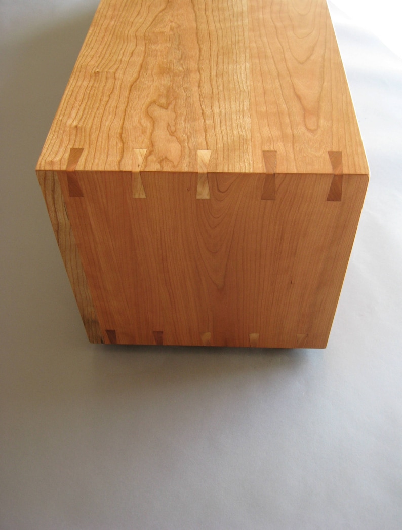 Solid Cherry Wood Bench/display Console Table - Etsy