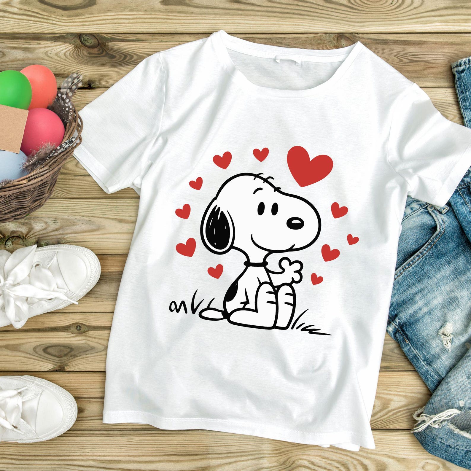 Snoopy T-shirt PNG, Funny Cartoon Tee SVG, Digital Gift for Friend ...