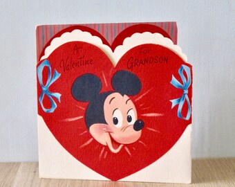 Mouse Valentine Card | Etsy