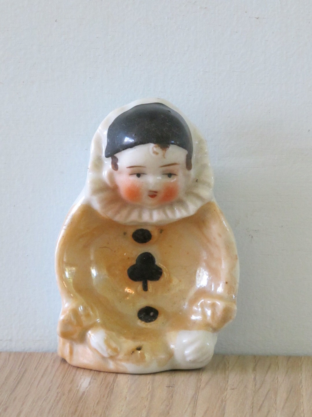 Vintage Clown Pierrot Harlequin Japan Lusterware /trinket Dishashtray ...