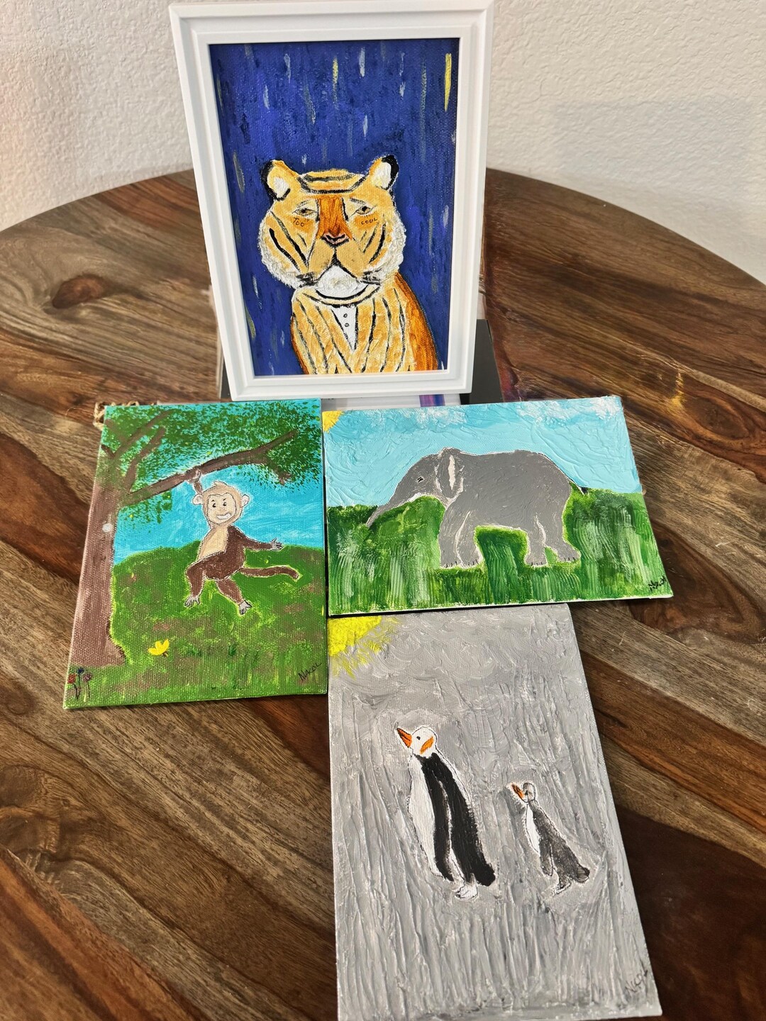 Kids Favorite Zoo Animals 5x7 Assortment - Etsy