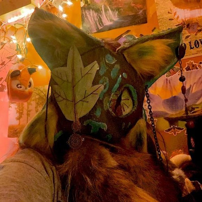 Custom Commission Therian/furry Mask - Etsy