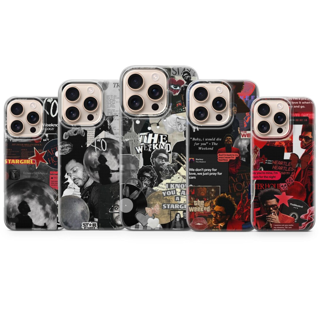 The Weeknd Phone Case Starboy Music Artist Cover for iPhone 17 Pro Max ...