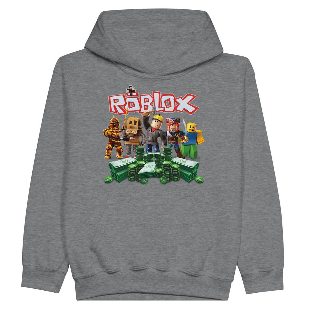 Roblox Kids Pull Over Hoodie | Cool Gaming Hoodie | Gamer Gift | Boys ...