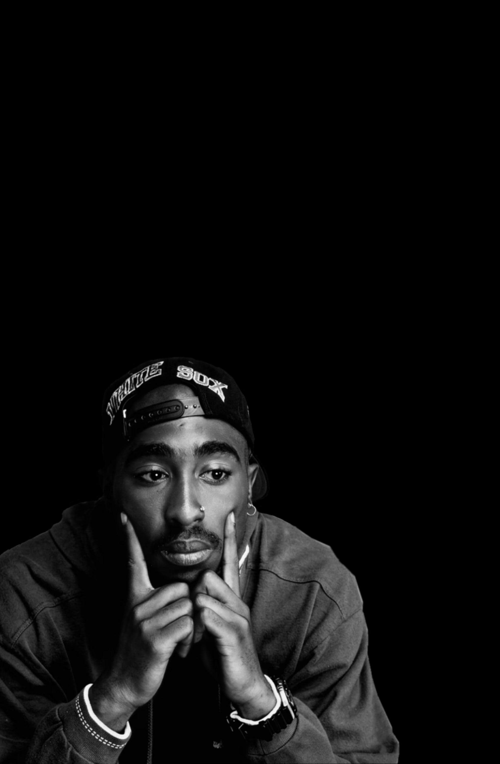 Tupac Digital Photo + Black or Grey Background - Etsy