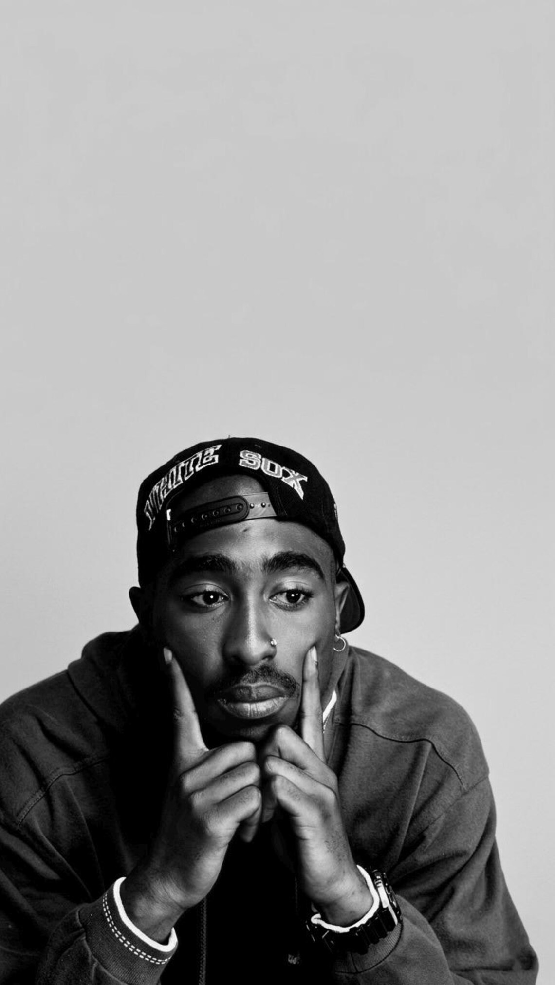 Tupac Digital Photo + Black or Grey Background - Etsy