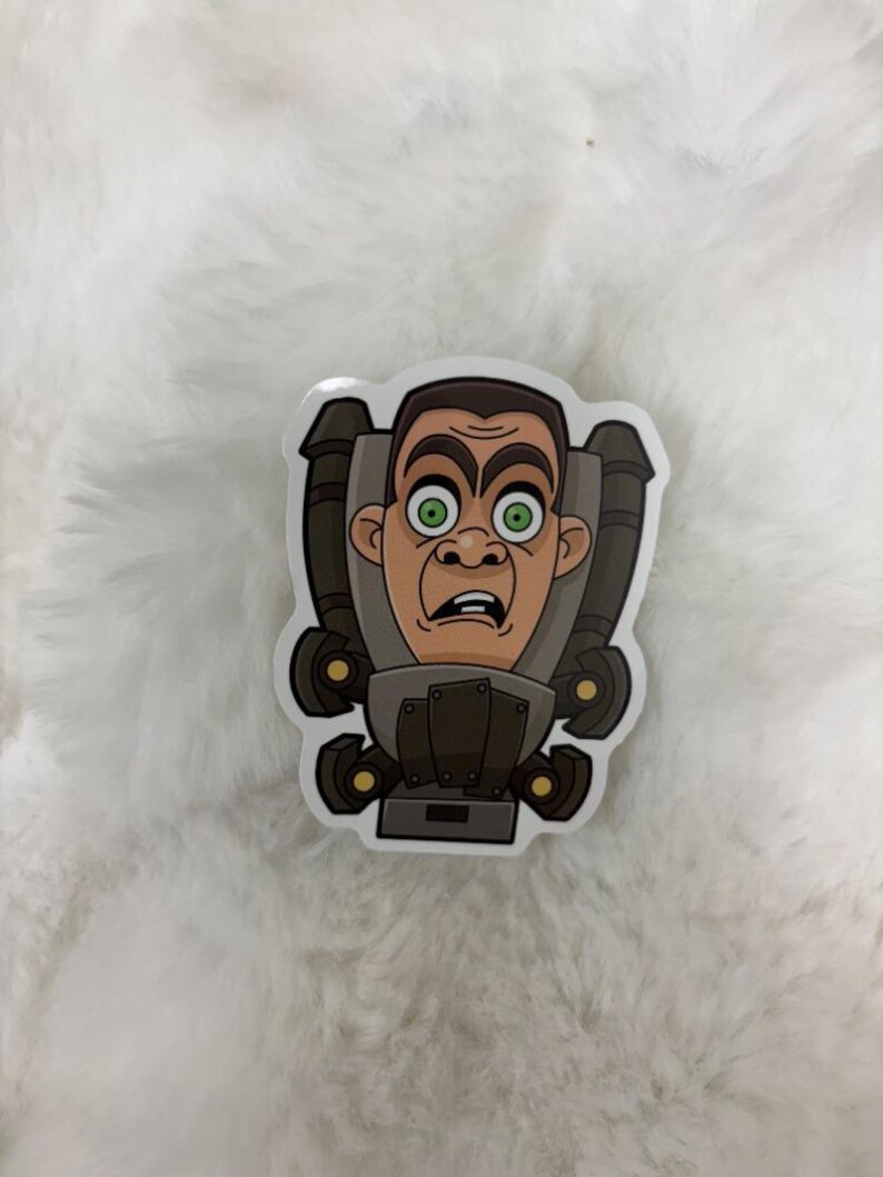 Skibidi Toilet Stickers: 6-piece Waterproof Meme Stickers - Etsy