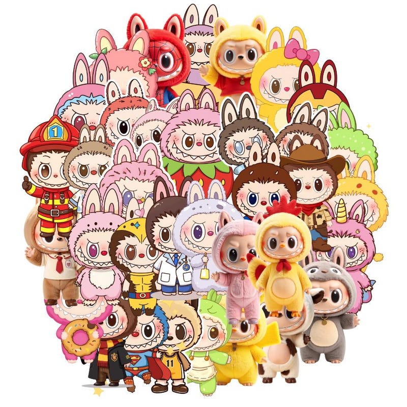 Labubu Birthday Card - Etsy