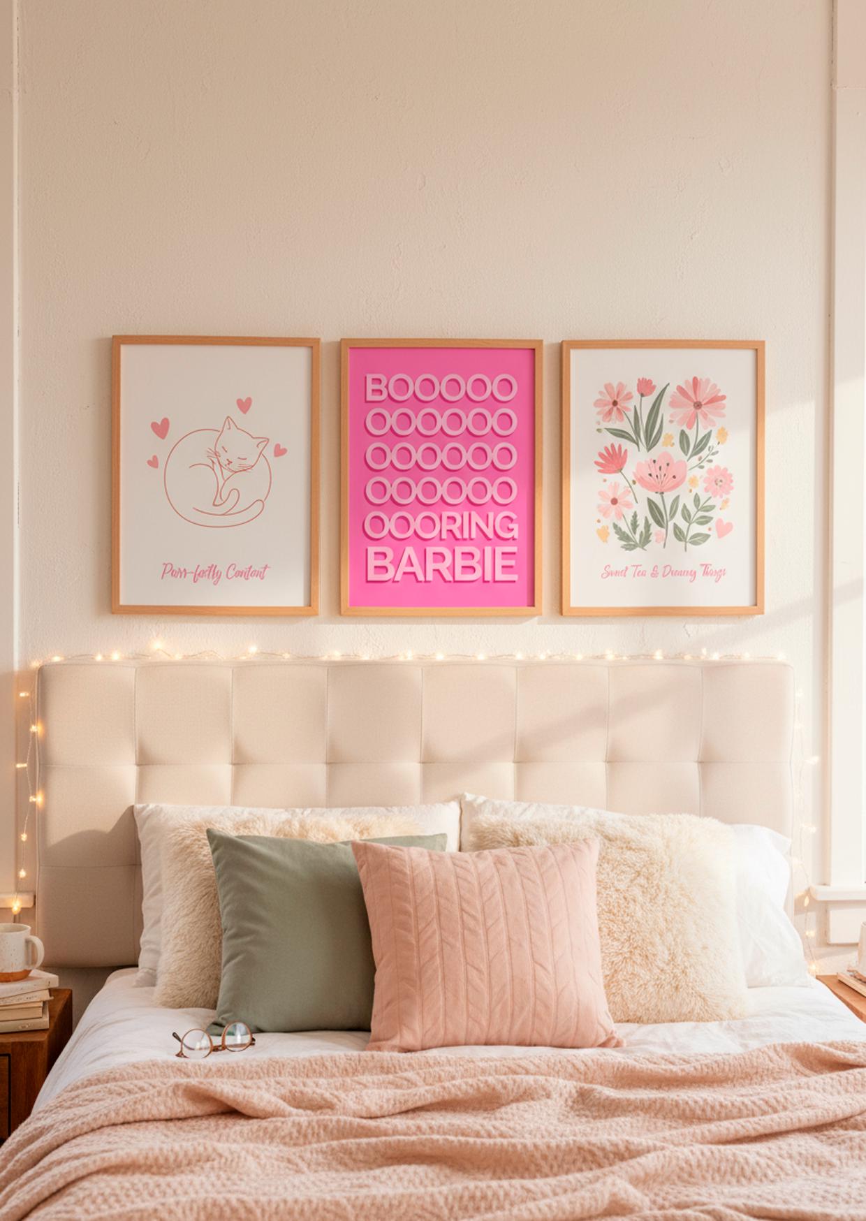 Boring Barbie, Pink Digital Download Poster, Pop Culture Wall Art - Etsy