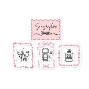 Sonographer / Ultrasound Tech Stickers - Etsy