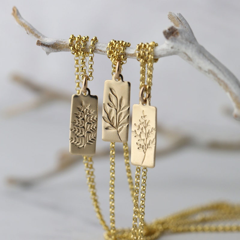 Botanical Necklace - Etsy