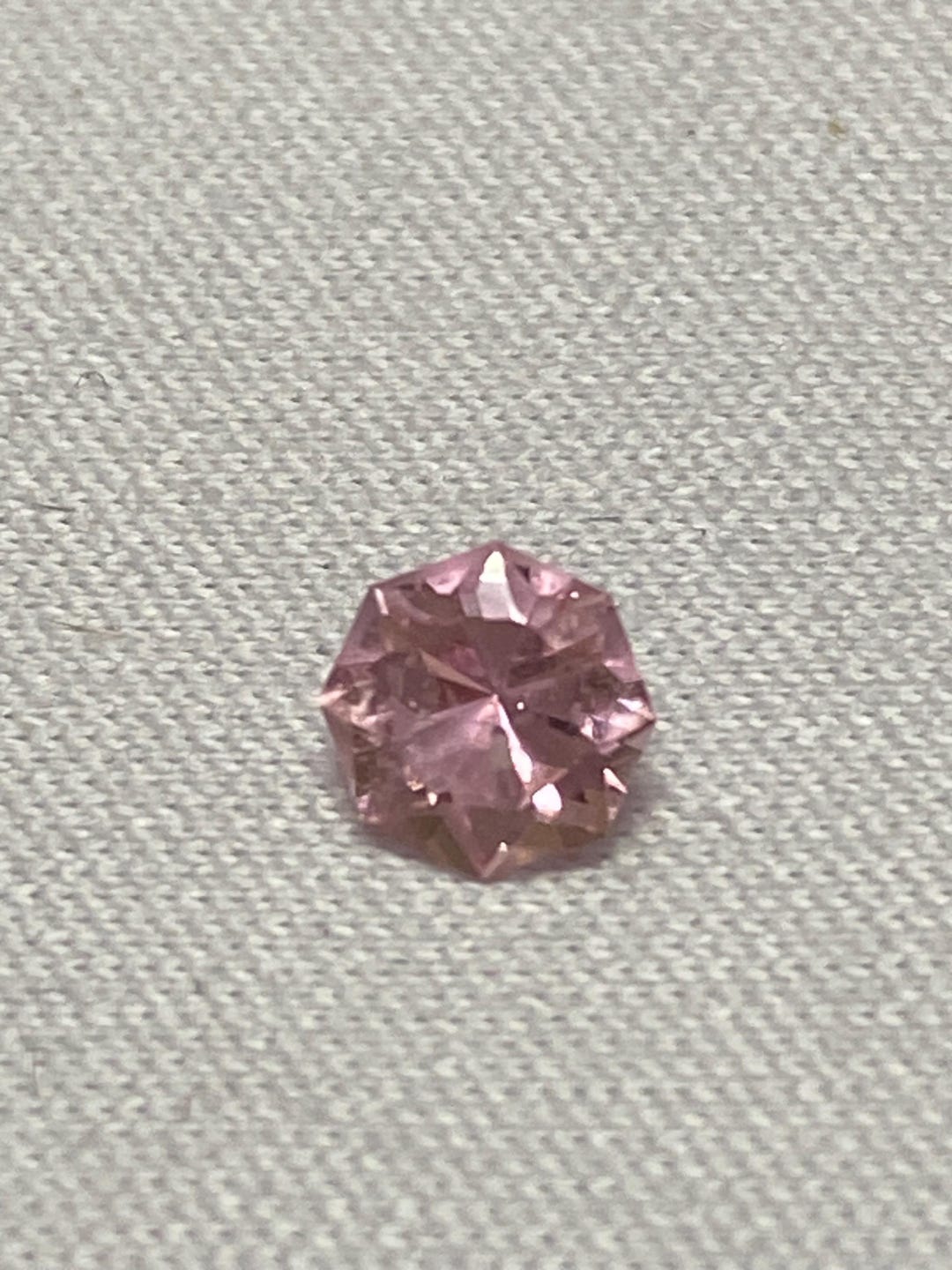 Pink California Tourmaline, Petal Cut Octagon, .45 Carat, Mined and ...