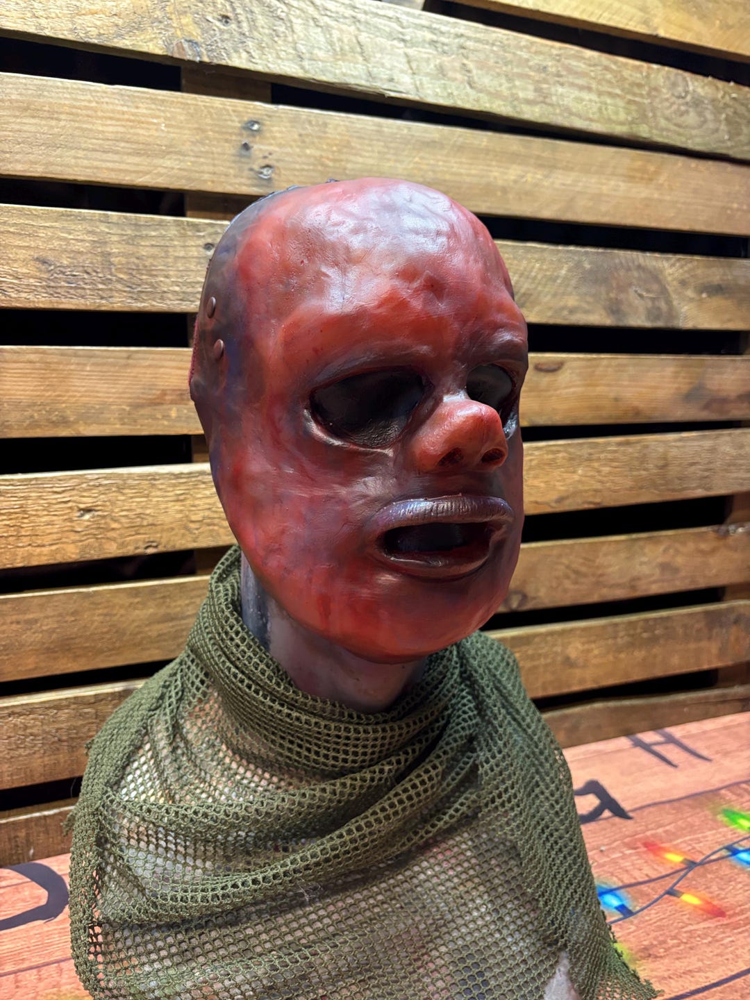 Bloat Boy : Skinned / Burnt Design (latex Halfmask) - Etsy