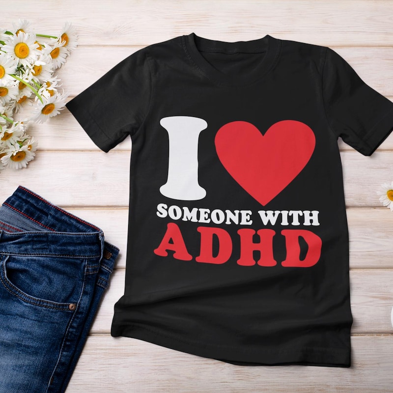 I Love Adhd - Etsy