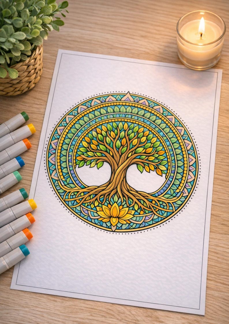 Mindfulness Mandalas Coloring Book PDF • 15 Pages + Bonus • Stress ...