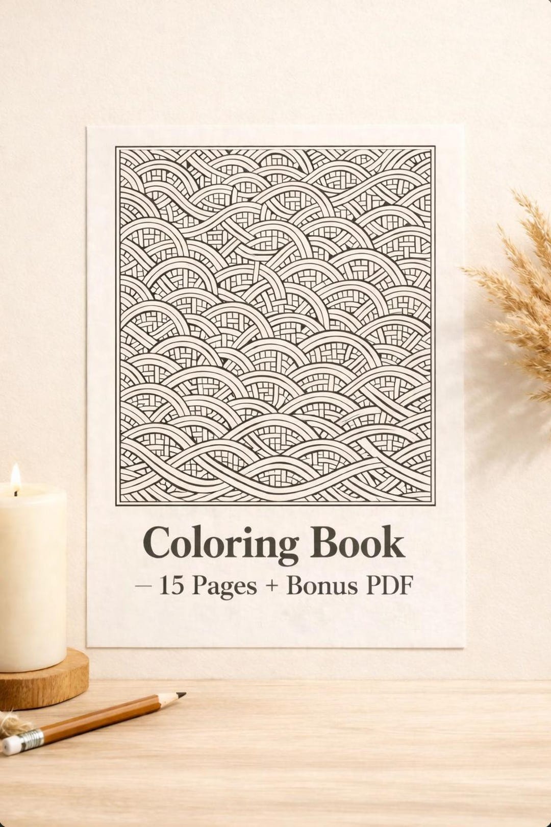 Geometric Pattern Coloring Book PDF – Anti‑stress Abstract Pages for ...