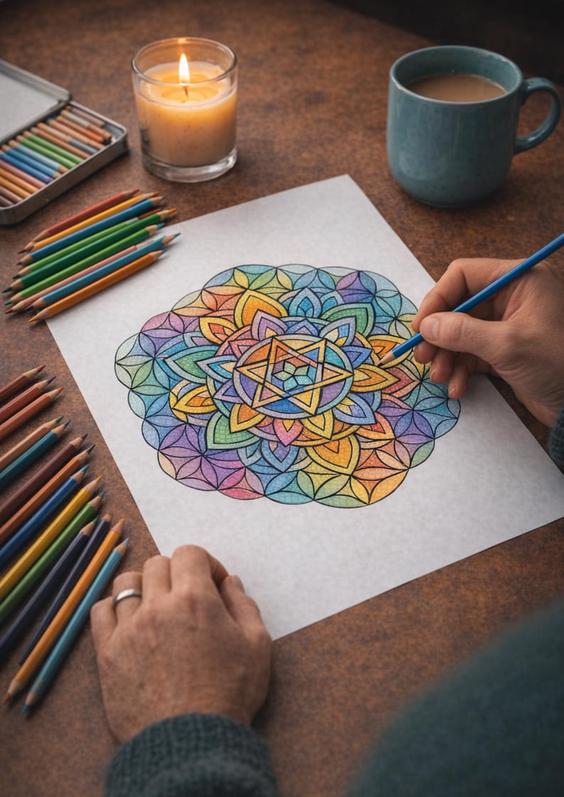 Mindfulness Mandalas Coloring Book PDF • 15 Pages + Bonus • Stress ...