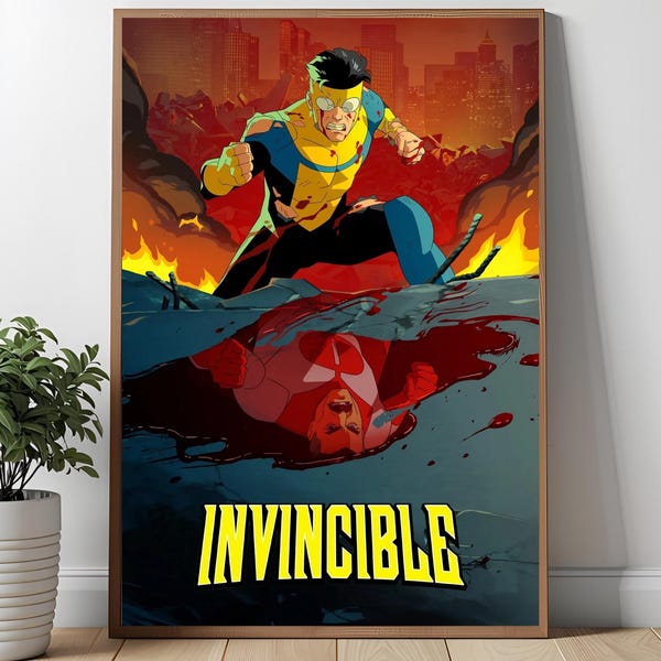 Invincible Comic Print - Etsy UK