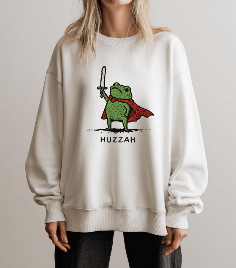 Huzzah Frog With Sword Tee PNG, Portland Protest Frog Shirt, Funny Dnd ...