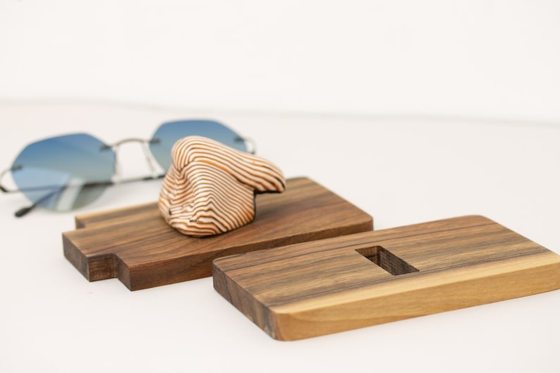 Unique Wooden Eyeglasses Stand for Organization Glasses - Etsy