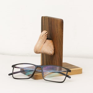Unique Wooden Eyeglasses Stand for Organization, Glasses Holder for ...