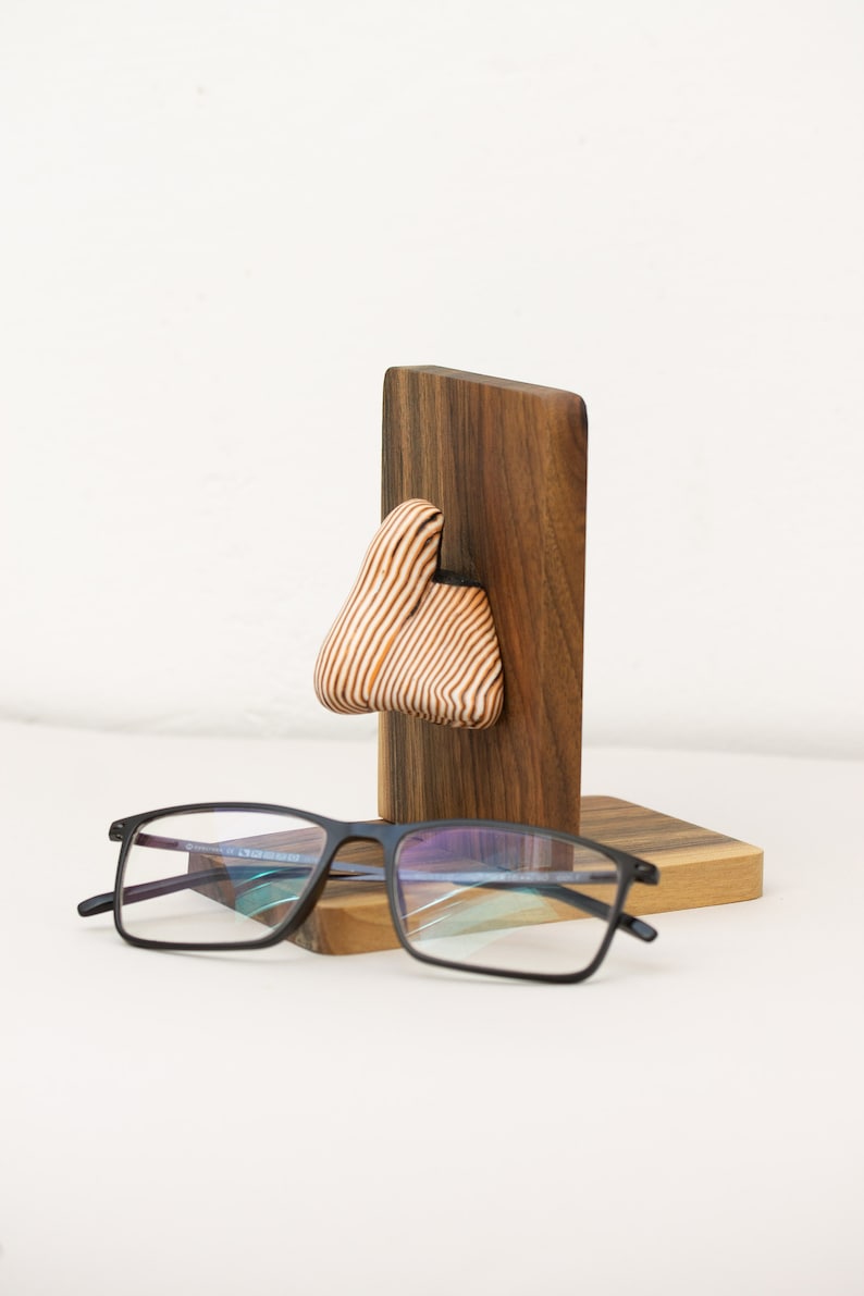 Unique Wooden Eyeglasses Stand for Organization Glasses - Etsy