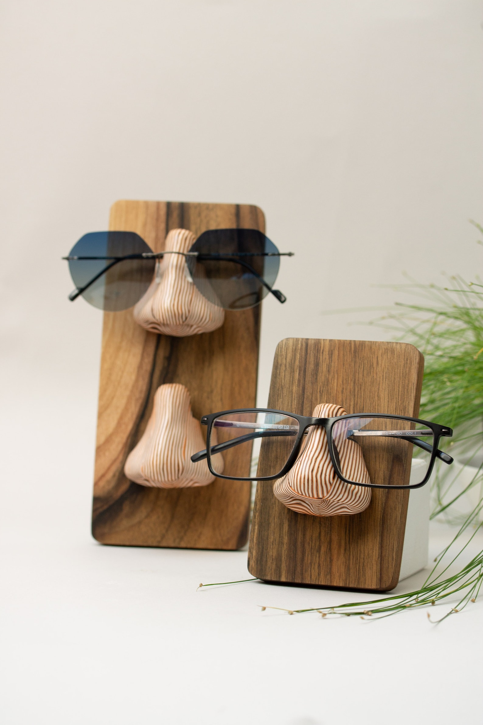Unique Wooden Eyeglasses Stand for Organization Glasses - Etsy
