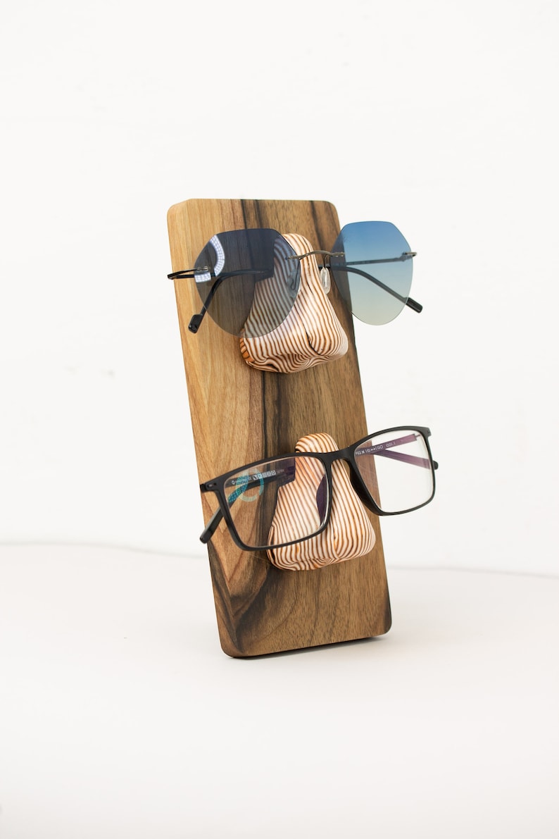 Unique Wooden Eyeglasses Stand for Organization Glasses - Etsy