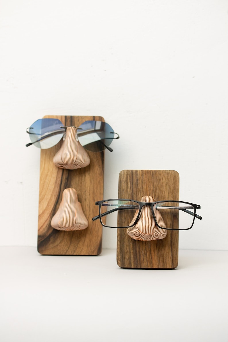 Unique Wooden Eyeglasses Stand for Organization Glasses - Etsy