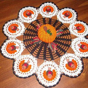 Thanksgiving Doily PDF Pattern - Etsy