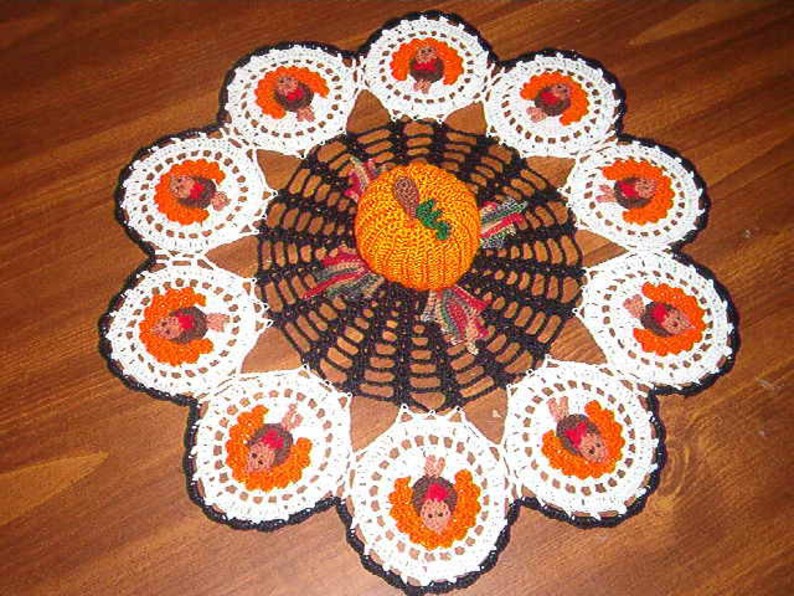 Thanksgiving Doily PDF Pattern - Etsy