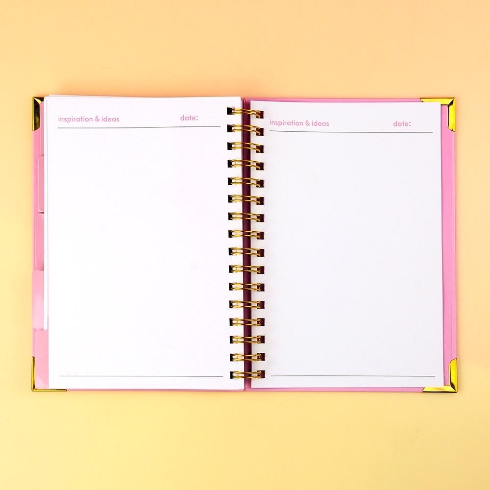 Pink & Gold Goals Planner, Manifestation Journal - Etsy
