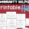 Community Helpers Printable Hats - Etsy