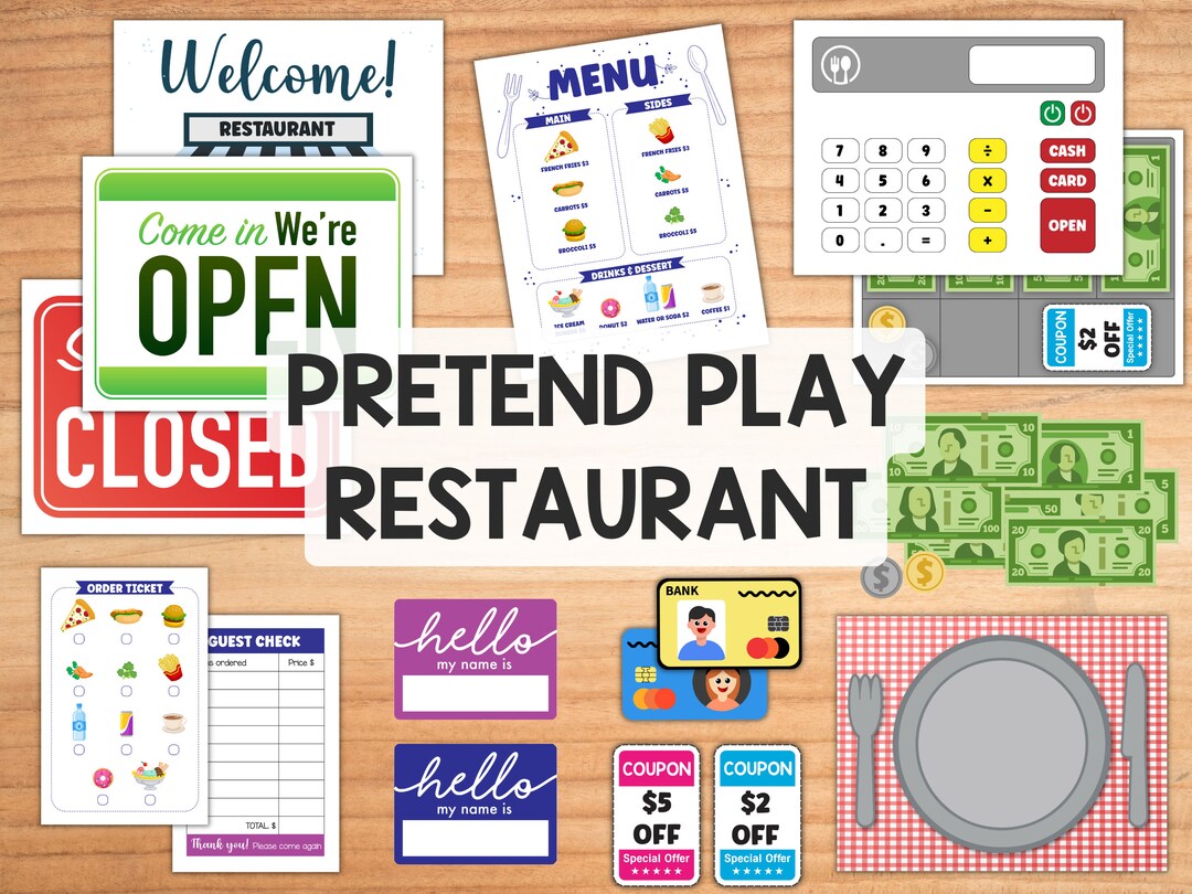 Digital Printable Restaurant Download - Etsy