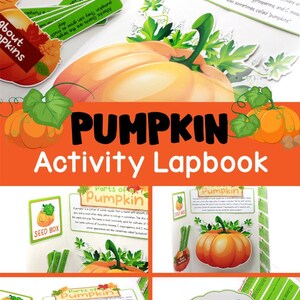 Pumpkin Activity Lap Book Printable - Etsy