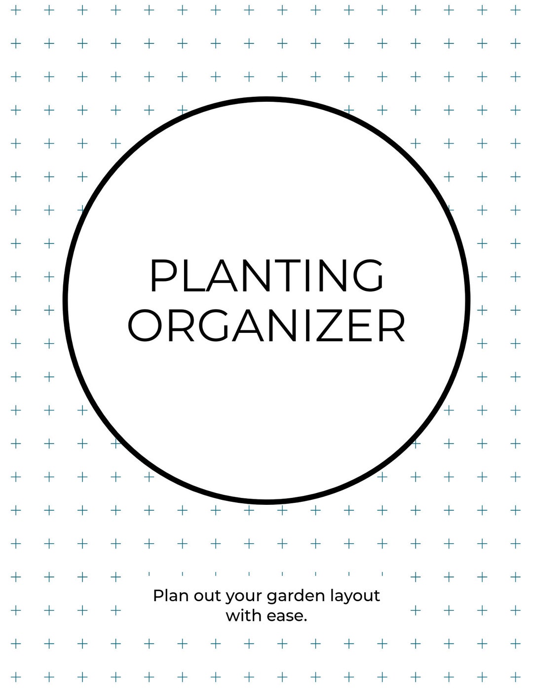 Planting Organizer, Plan Out Your Garden With Ease - Etsy