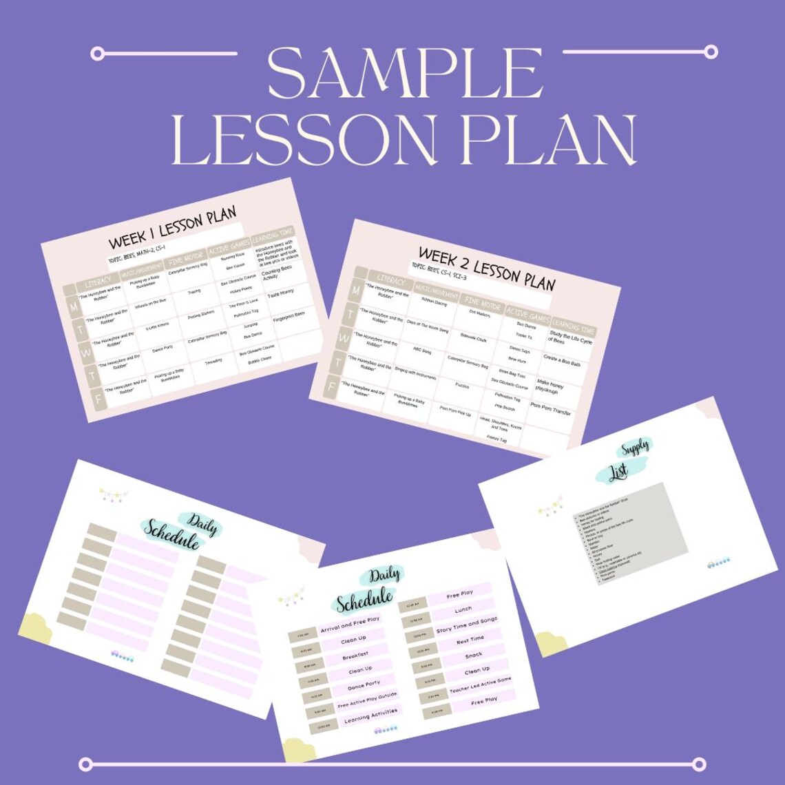 Daycare Lesson Plans on Pablo Picasso - Etsy