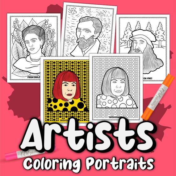 Famous Artists Coloring Pages [2025]