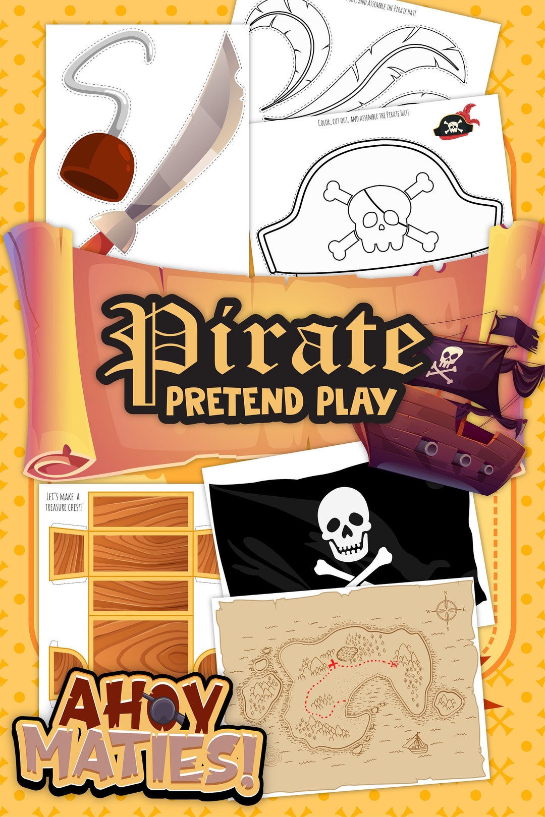 Digital Printable Pirate Play Download - Etsy