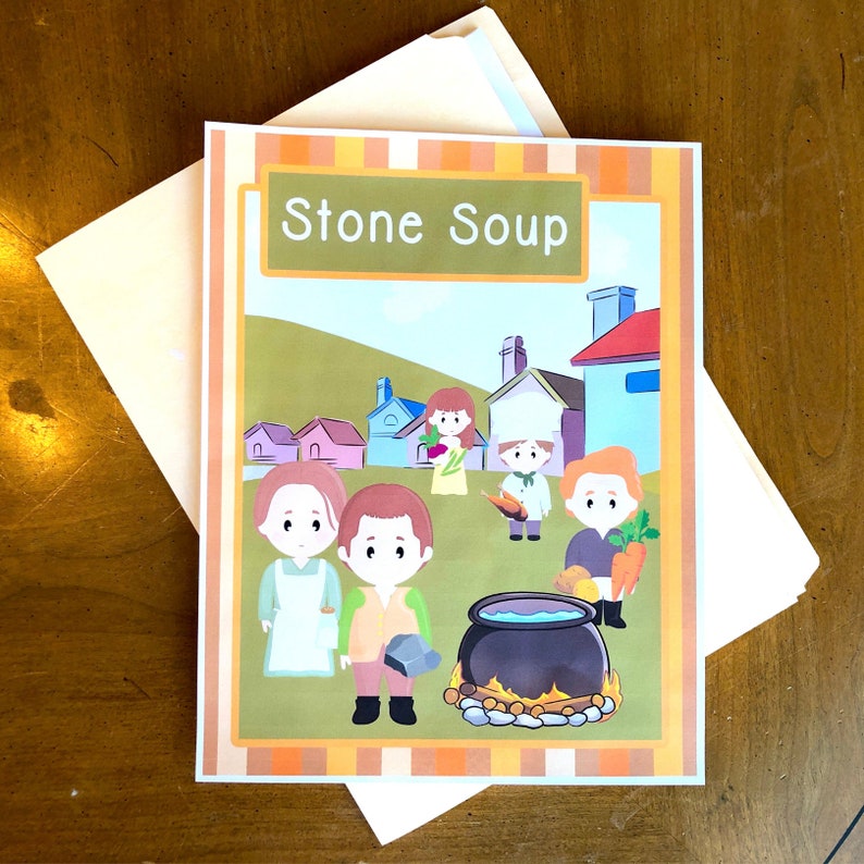 Stone Soup Story Activity Book - Etsy