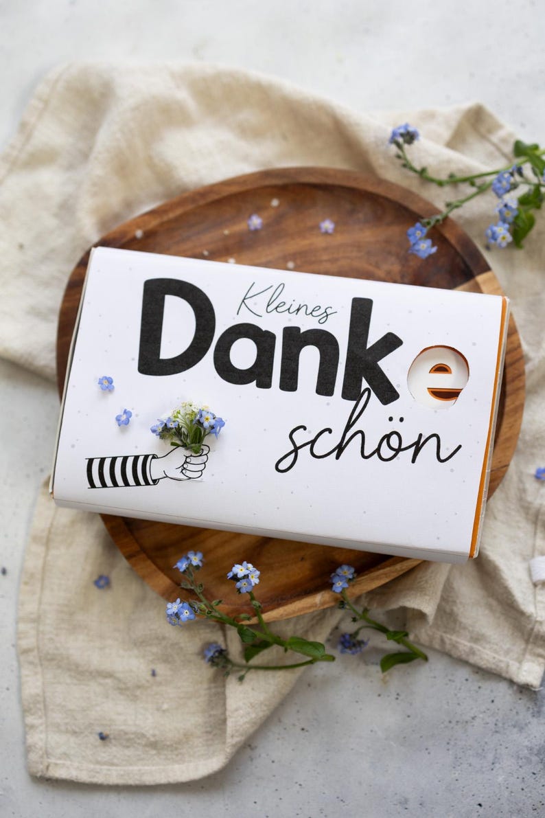 Toffifee Banderole „Kleines Dankeschön“- Vorlage zum Ausdrucken ...
