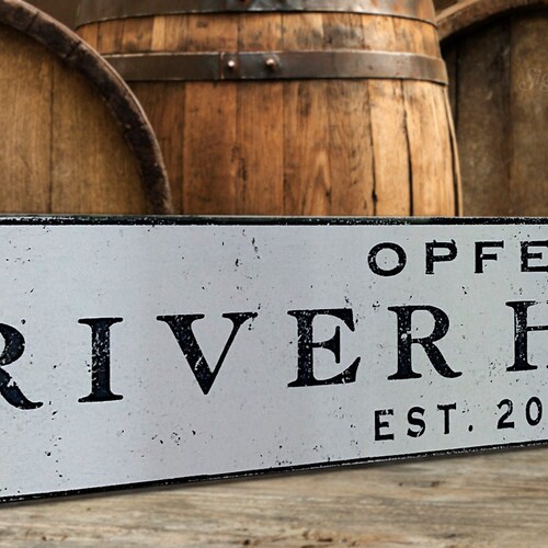 Personalized River House Wood Sign Hand-crafted Custom - Etsy
