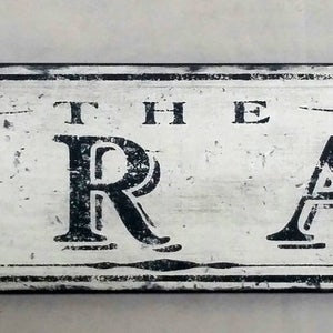 Antique Style the Library Wood Sign - Handmade Rustic Wooden Decor - Etsy