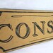 The Conservatory Sign Gold - Handmade Wood - Etsy