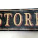 General Store Sign Antique Style - Handmade Wood Decor - Etsy