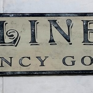 Millinery & Fancy Goods Wood Sign Handmade Wooden Decor - Etsy